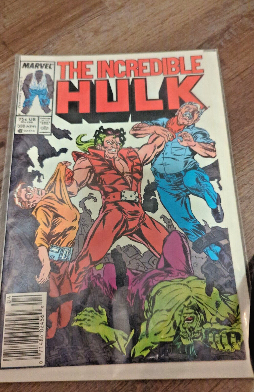 Incredible Hulk #330 VF/NM Marvel 1987 KEY 1st Todd McFarlane Main ...