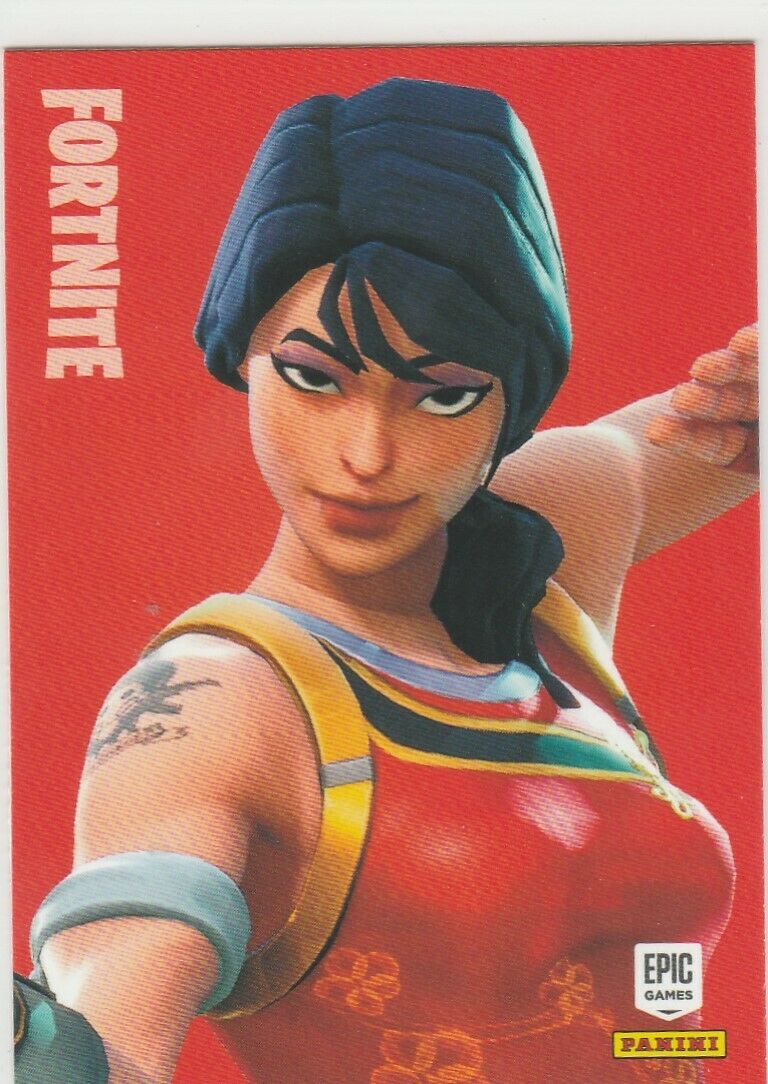 Fortnite Scarlet Defender 137 Uncommon Outfit Panini 2019 trading card ...