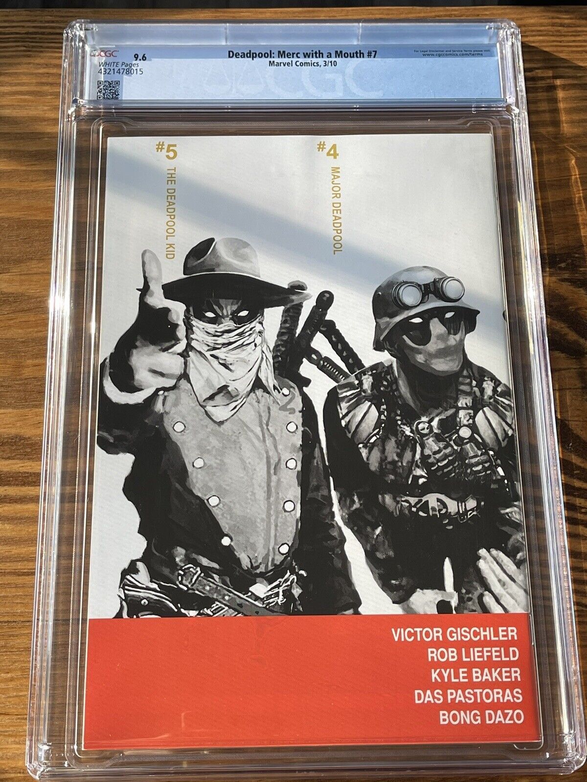 Deadpool Merc with a Mouth #7 CGC 9.6 1st App of Lady Deadpool Kid Pool ...