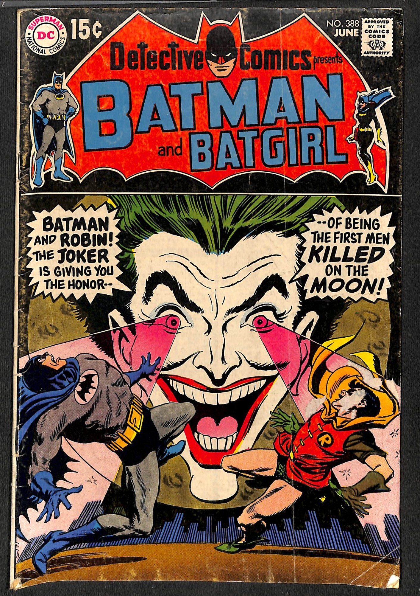Detective Comics #388 GD/VG 3.0 Joker Cover! Batman! | Comic Books ...