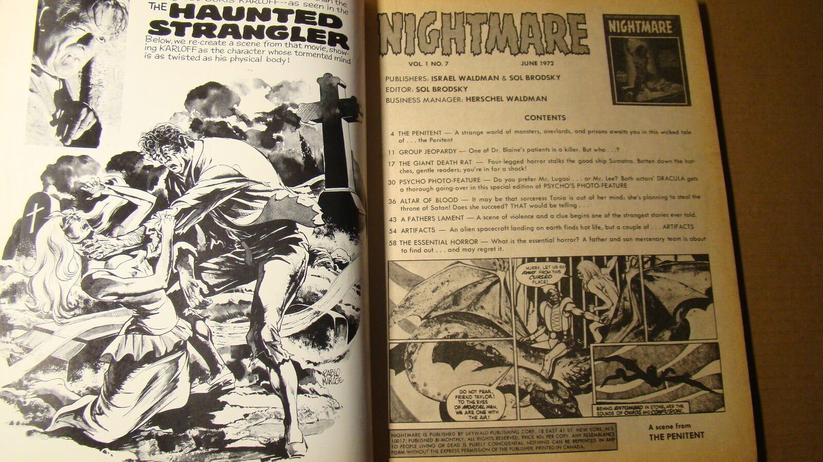 Nightmare 7 Skywald *Solid Copy* Altar of Blood Sacrifice Sharp Psycho ...