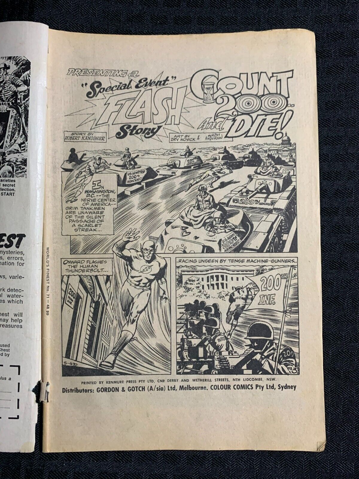 Vintage WORLD'S FINEST COMIC MONTHLY Color Comics Magazine #71 GD+ 2.5 ...