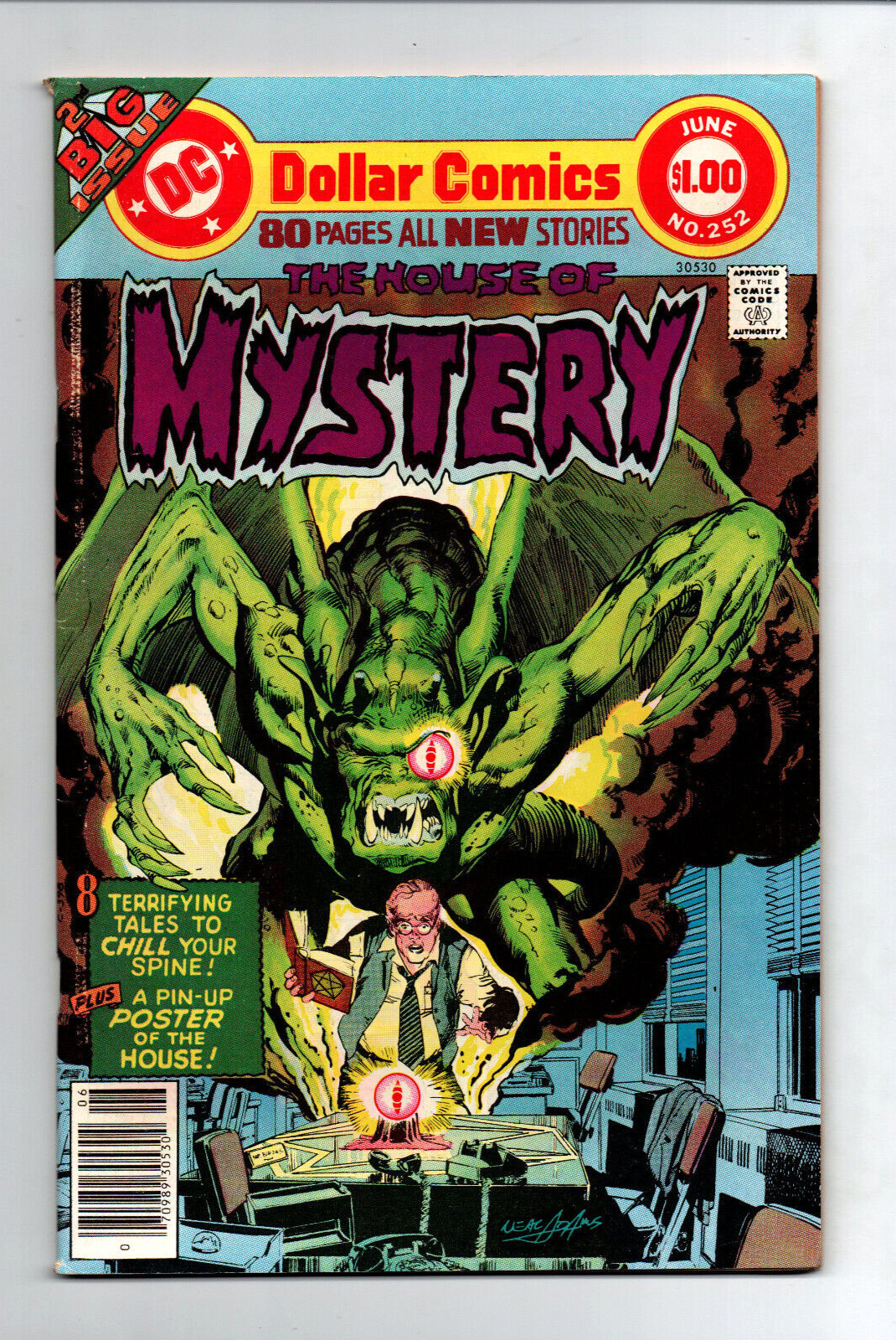 House of Mystery #252 newsstand - Neal Adams - Horror - 1977 - (-VF ...