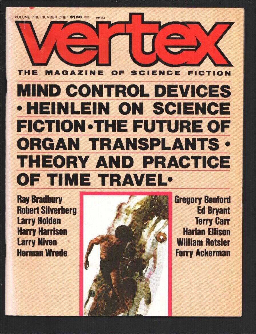 PULP: Vertex #1 1/1973-First issue-Ray Bradbury-Harlan Ellison-Harry ...