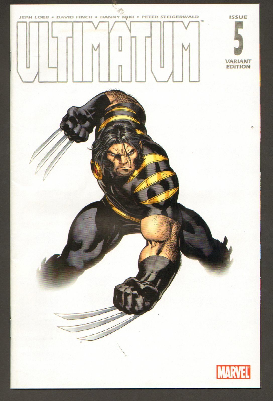 Ultimatum #5 - Variant/Wolverine Cover - 2009 (Grade 9.2) WH | Comic ...