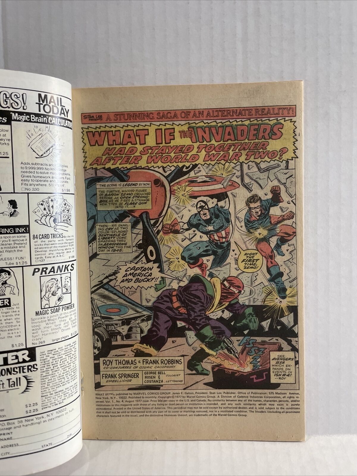 What If ? #4 Invaders | Comic Books - Bronze Age, Marvel, Invaders ...