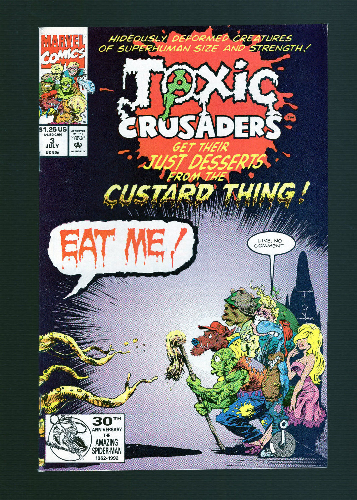 Toxic Crusaders LOT #3-4 - Sam Kieth Cover Art. Steve Gerber Story. (9. ...