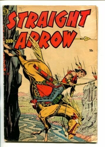Straight Arrow #35-1954-Me-Fury-Fred Meagher Indian Art-Good | Comic ...