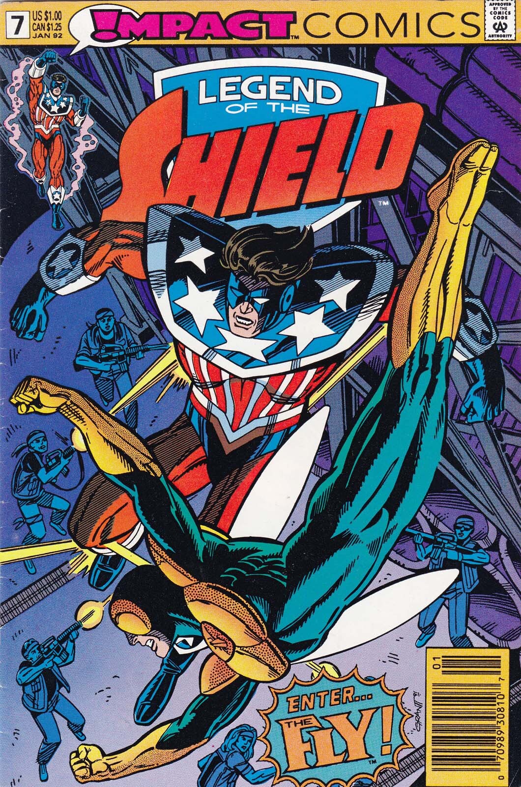 Legend of the Shield, The #7 (Newsstand) FN ; Impact | Mark Waid the ...