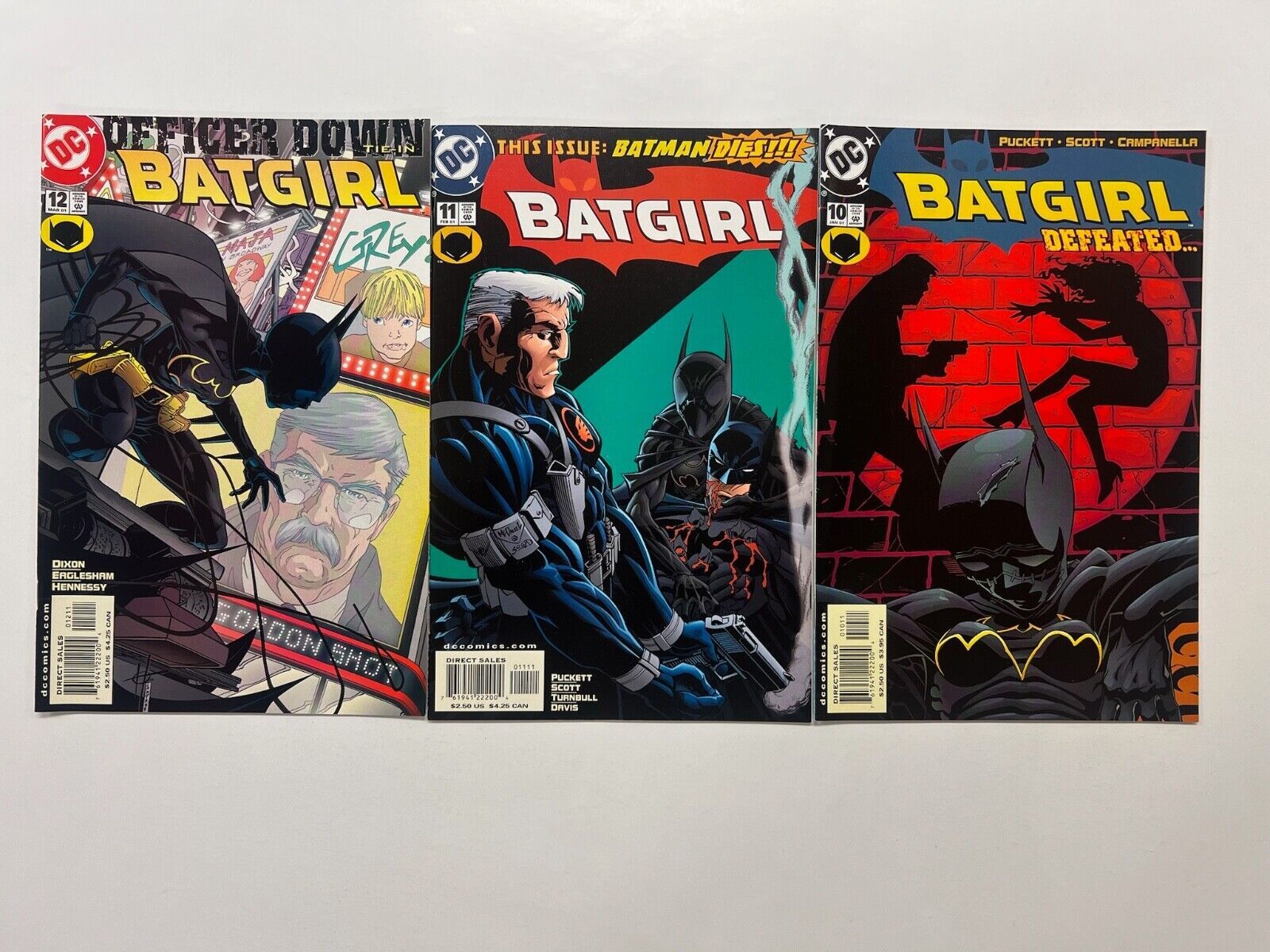 3 Batgirl DC Comic Books # 10 11 12 Superman Wonder Woman Joker Robin ...