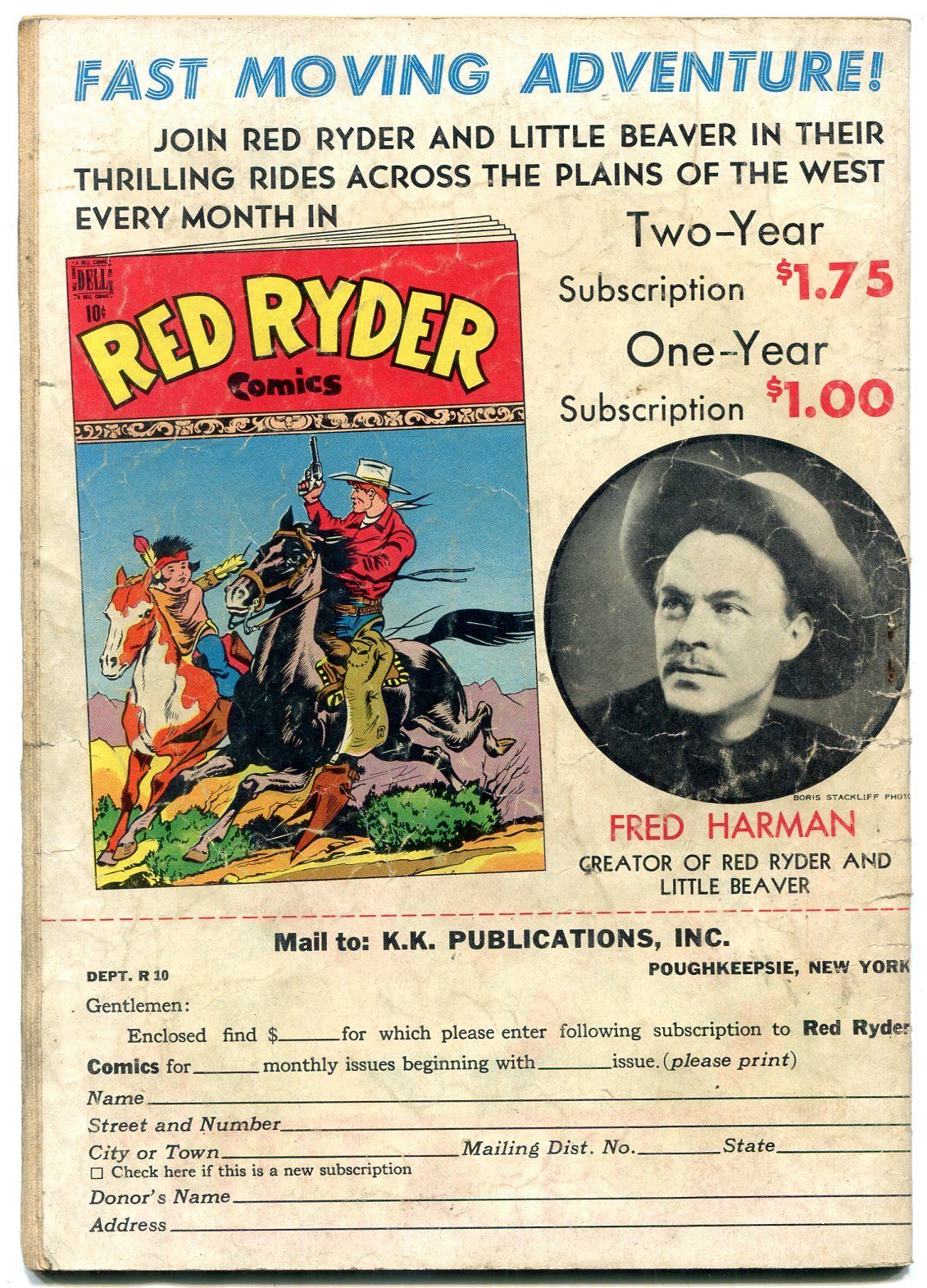 Red Ryder #63 1948-Dell-Little Beaver-Fred Harmon-Western -VG | Comic ...