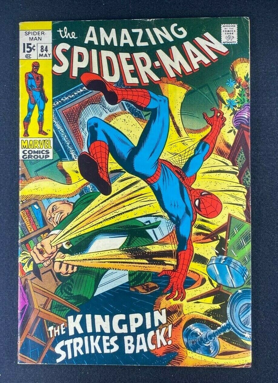 Amazing Spider-Man (1963) #84 FN- (5.5) Kingpin Battle Cover John ...