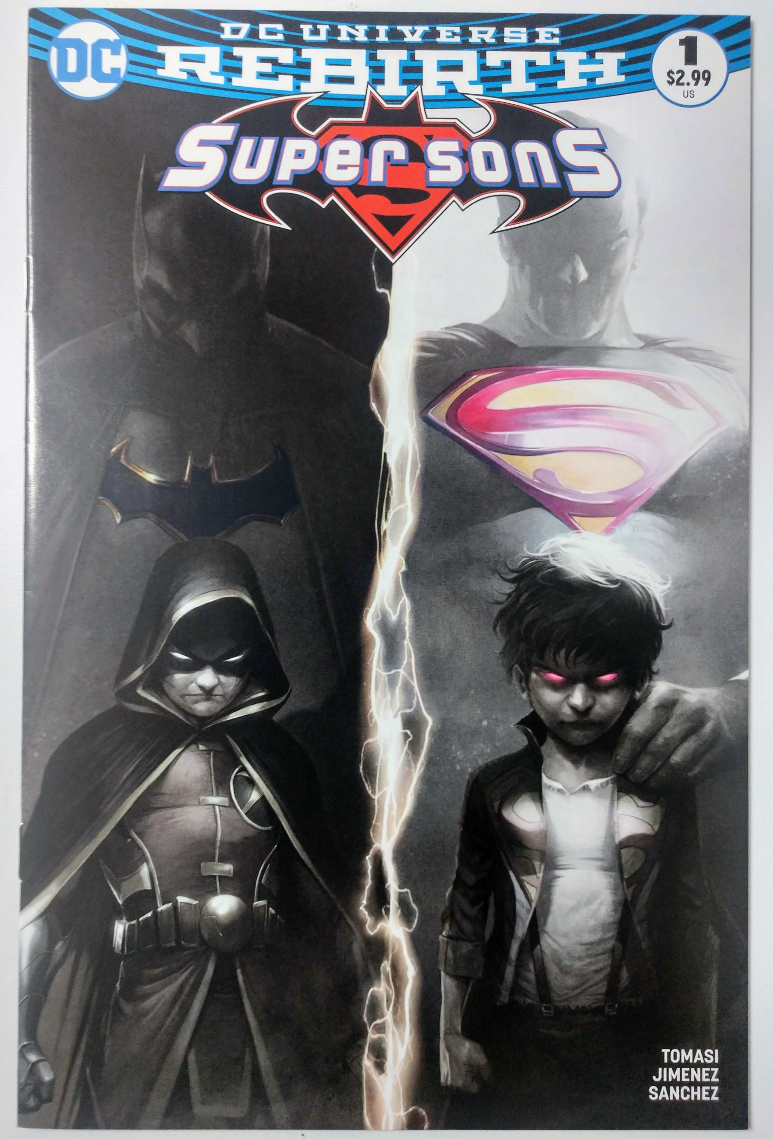 Super Sons #1 (9.4, 2018) BW Variant-Cover | Comic Books - Modern Age ...