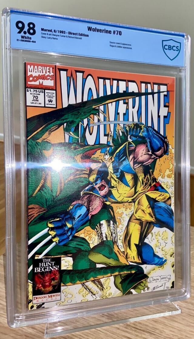 Wolverine #70 - Wolverine has epic battle with Sauron -CBCS 9.8 - Brand ...