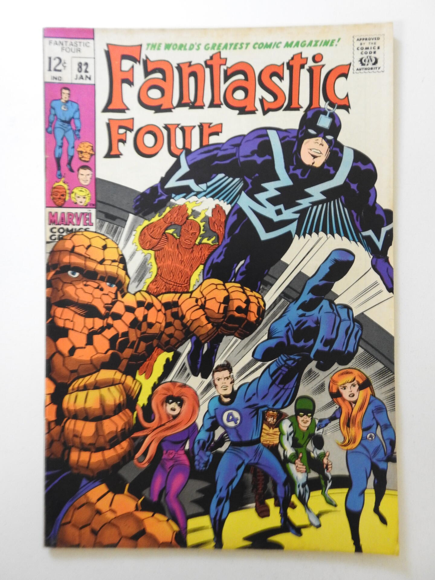 Fantastic Four #82 (1969) W/ The Inhumans! Sharp Fine/VF Condition ...