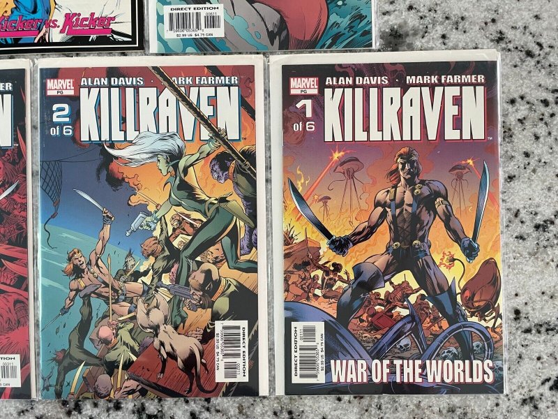7 Marvel Comics Killraven # 1 2 3 5 6 Kickers # 11 Kitty Pryde ...