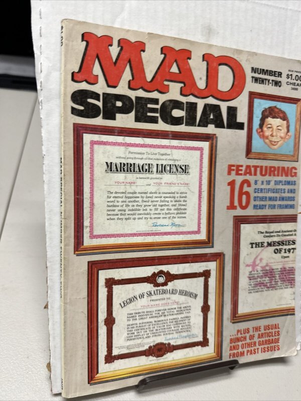 Mad Magazine Special Number Twenty-Two 22, 1977 | Comic Books - Bronze ...