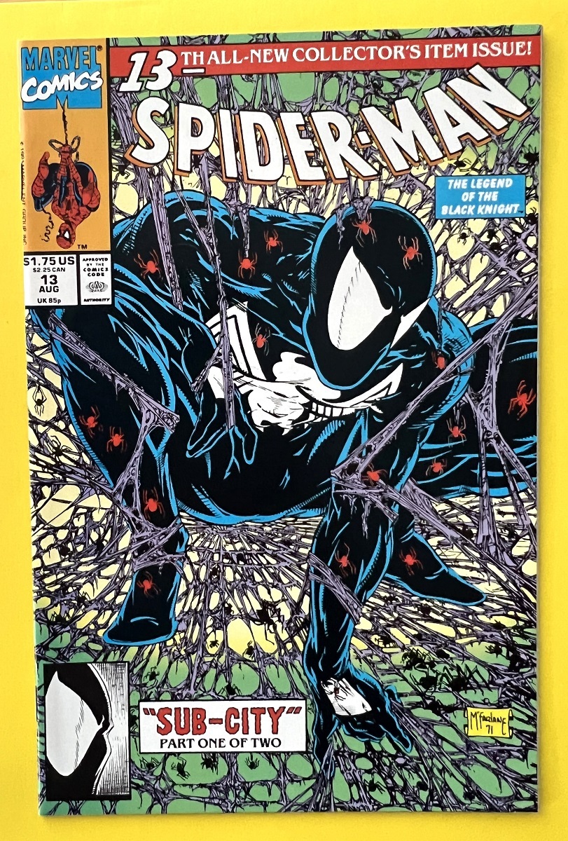 Spider-Man 13 Black Suit Homage Cover Mcfarlane (1991) B3 | Comic Books ...