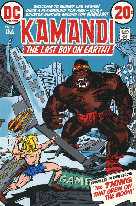 Kamandi, the Last Boy on Earth #3 FN ; DC | Jack Kirby 1973 | Comic ...