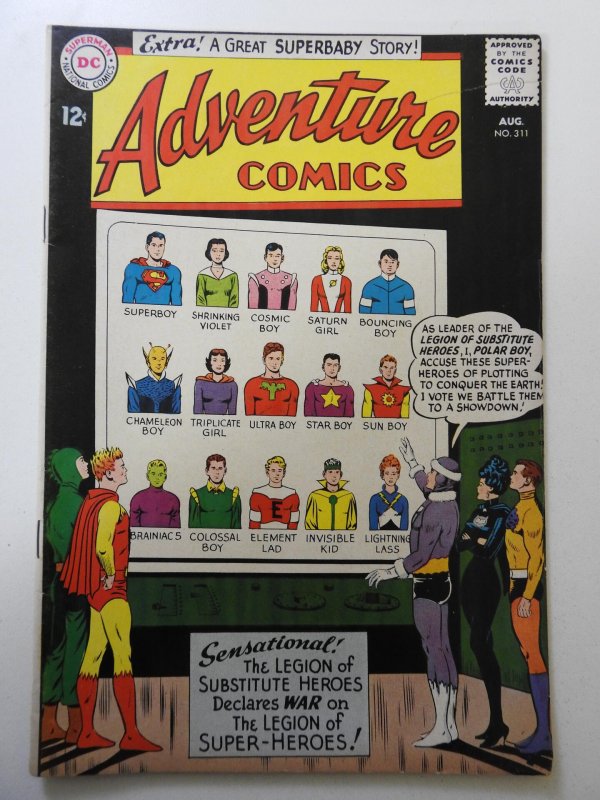 Adventure Comics #311 (1963) VG+ Condition 1 in spine split | Comic ...