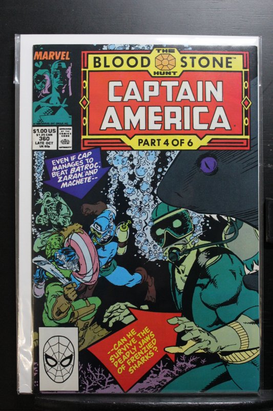Captain America #360 (1989) | Comic Books - Copper Age, Marvel / HipComic