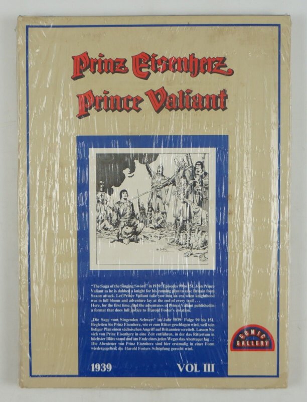 Prince Valiant HC 3 SEALED Prinz Eisenherz Comic Gallery 1939 - English ...