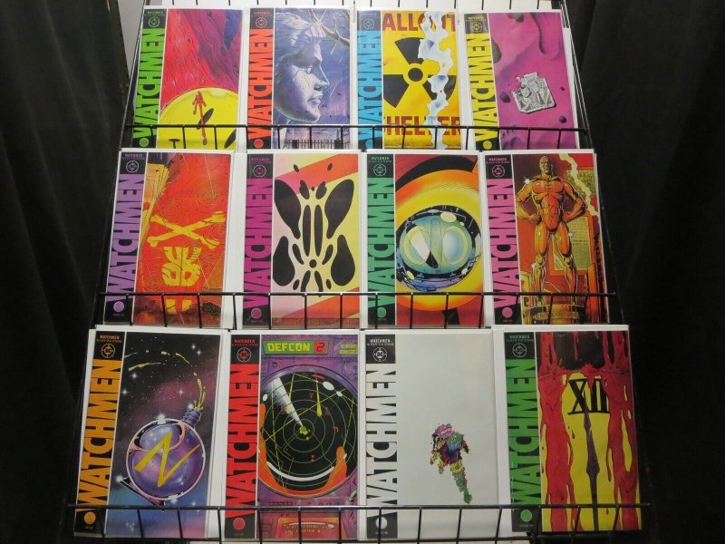 WATCHMEN 1-12 (1986) by ALAN MOORE & Dave Gibbons Complete Set all time ...