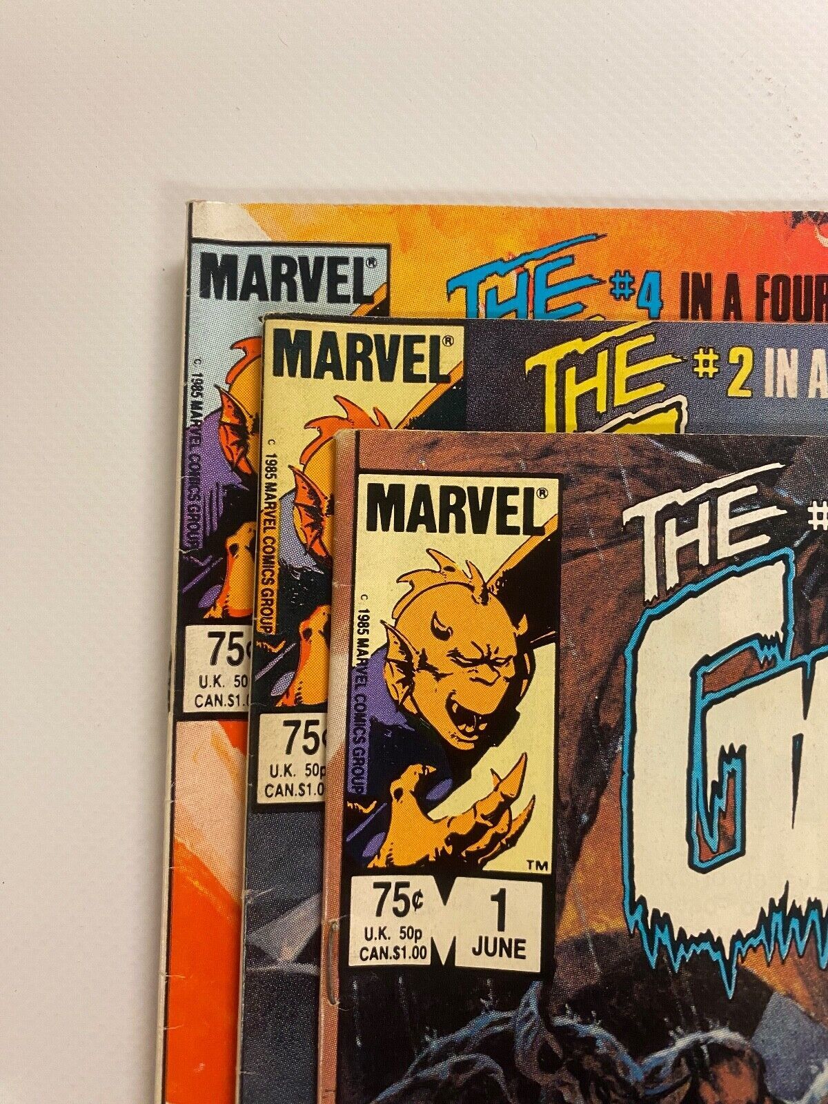 3 The Gargoyle Marvel Comics LTD Series #1 2 4 Spider-Man X-Men 56 KM1 ...