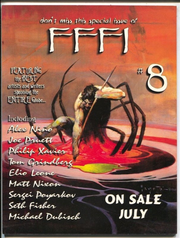 Frank Frazetta Fantasy Illustrated #7 7/1999-Frazetta cover-Alan Dean ...