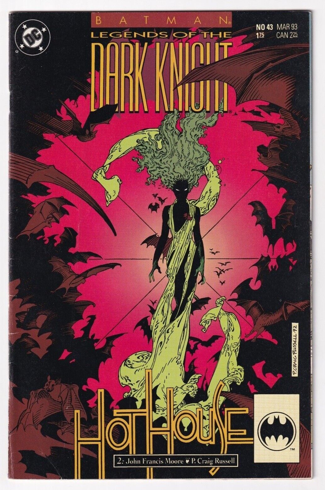 Batman Legends Of The Dark knight #43 Hothouse March 1993 DC Poison ...