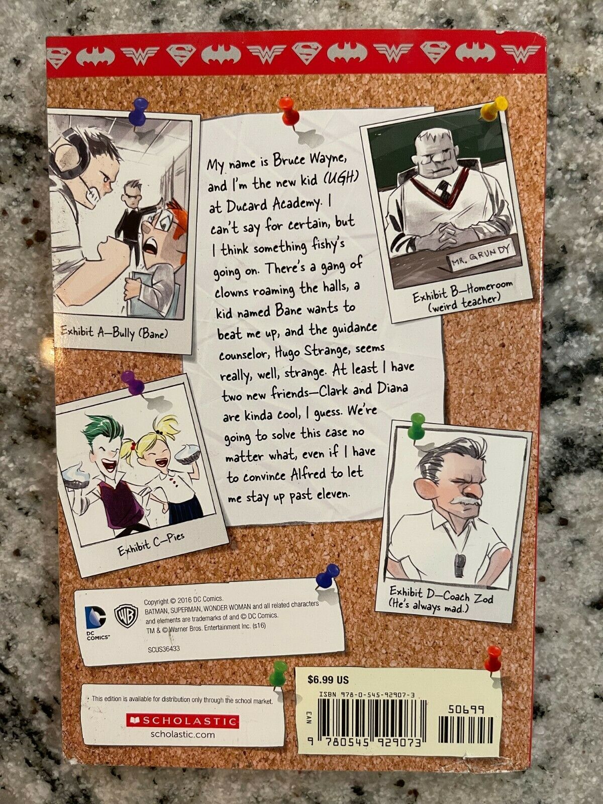 Study Hall Of Justice Secret Hero Society DC Comics Scholastic Graphic ...