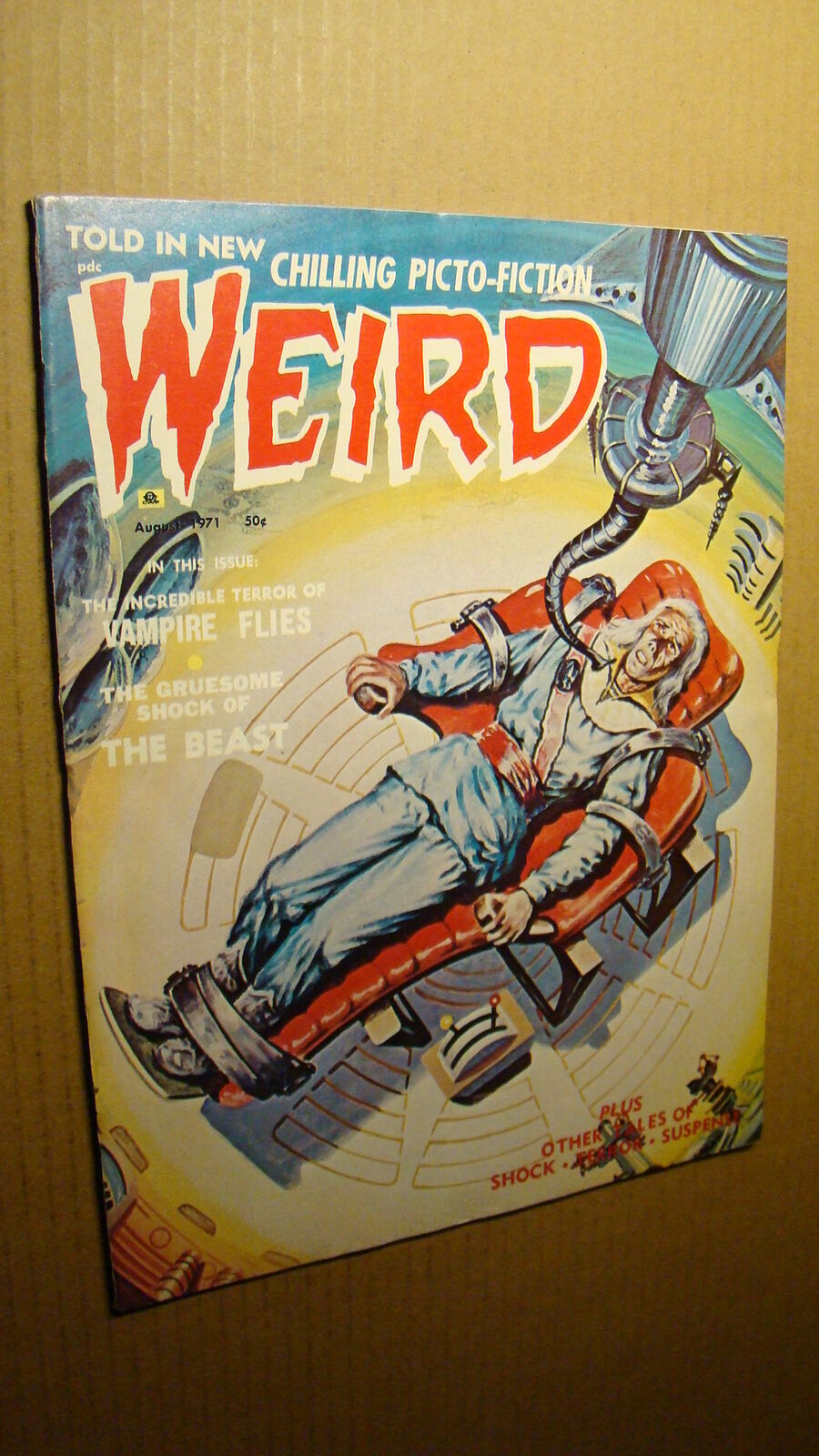 Weird 4 August 1971 *High Grade* Rare Eerie Publication Famous Monsters ...