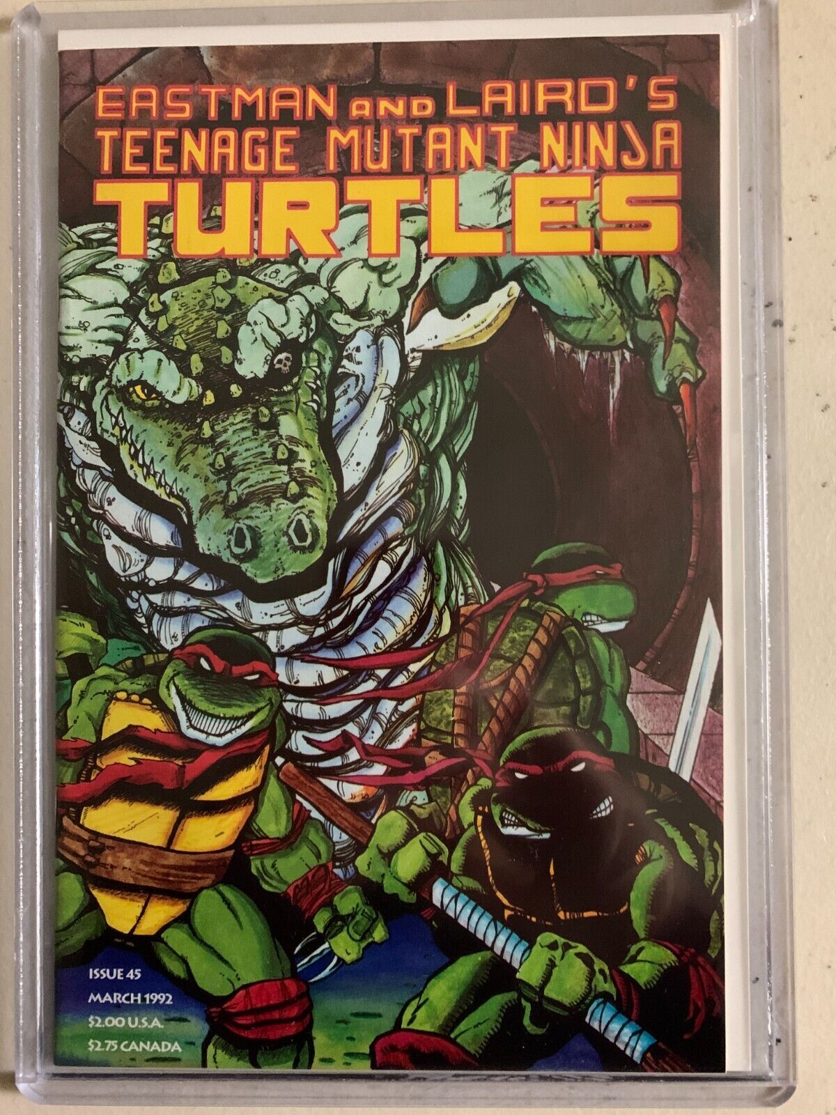 Teenage Mutant Ninja Turtles #45 Turtles encounter Leatherhead 7.0 ...