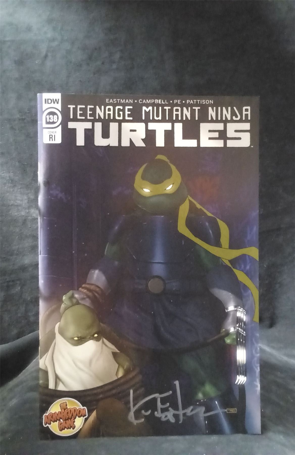 Teenage Mutant Ninja Turtles #138 Cover RI Signed by Kevin Eastman 2023 ...