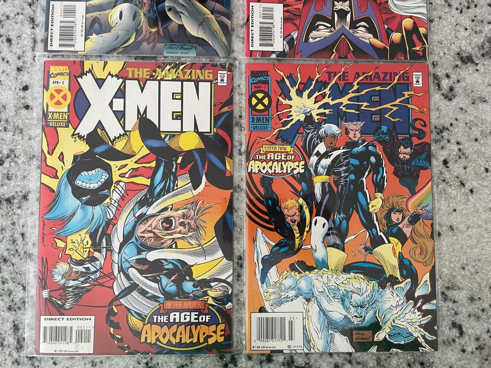 The Amazing X-Men Complete Marvel Comics LTD Series 1 2 3 4 NM ...