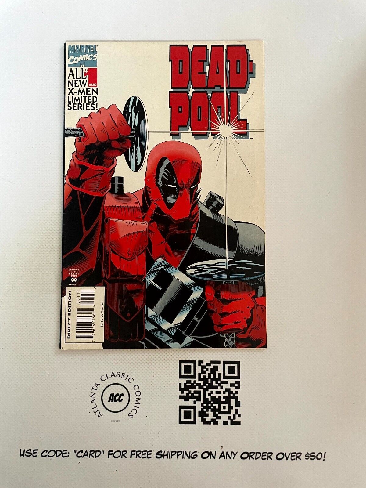 Deadpool Complete Marvel Comics LTD Series # 1 2 3 4 NM X-Men X-Force ...