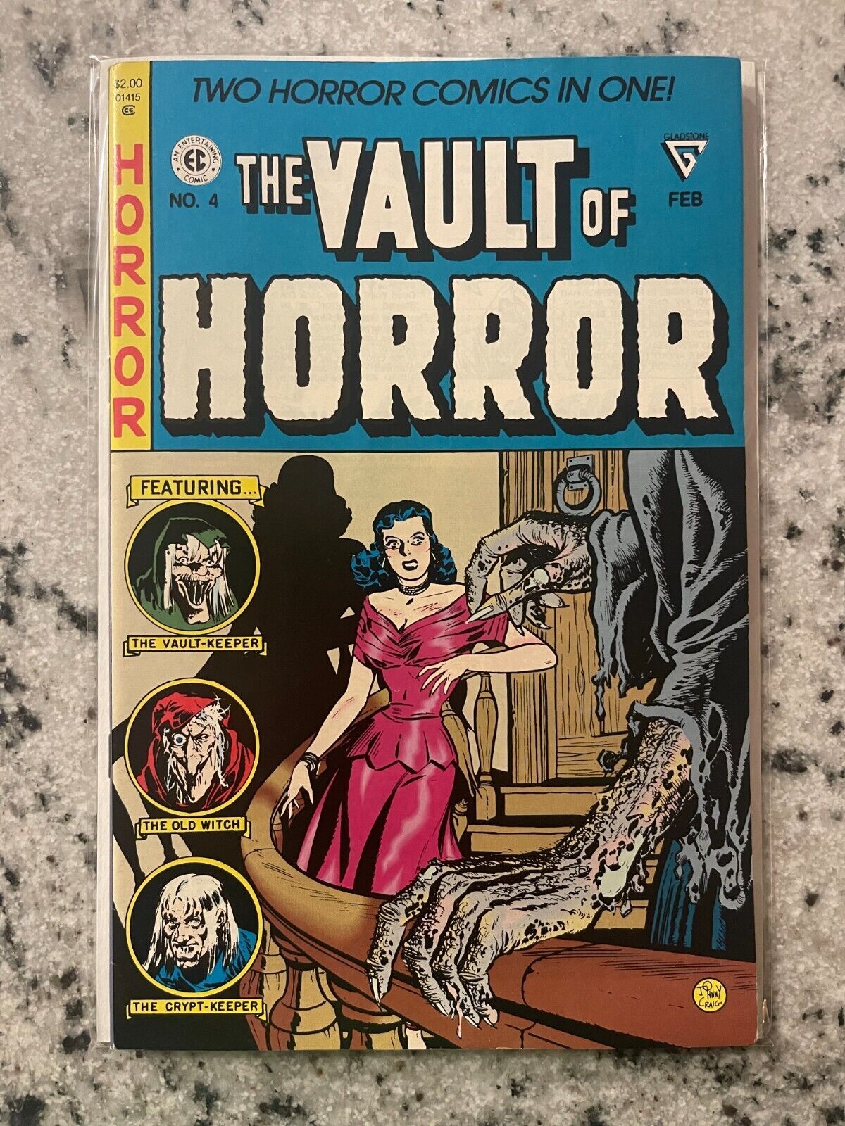 The Vault Of Horror # 4 NM Gladstone Comic Book EC Reprint Monster ...
