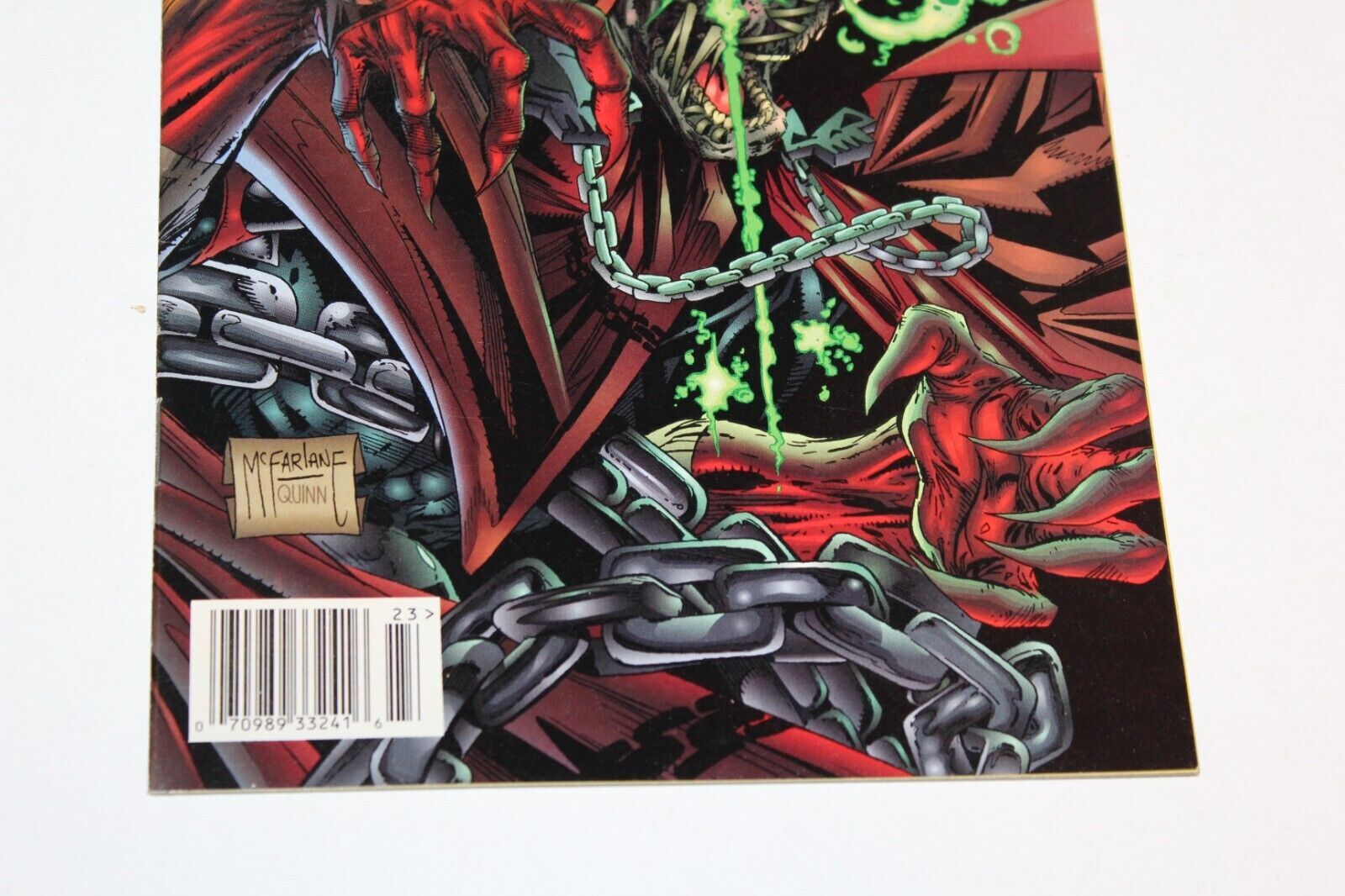 RARE Spawn 23 NEWSSTAND Variant 1:100 Low Print Run Fine HTF Capullo ...