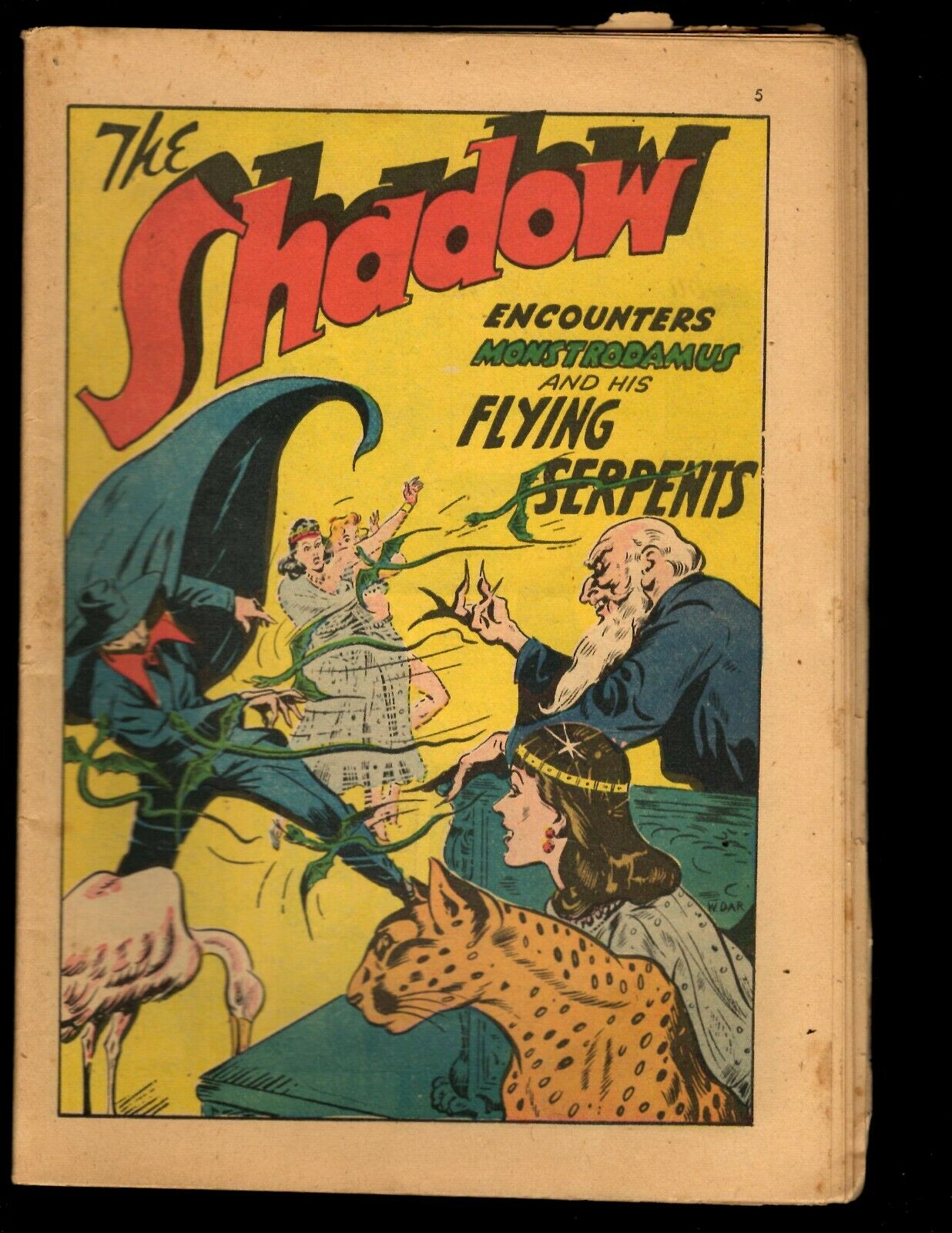 Shadow Comics Vol. # 3 # 7 1943 Comic Book Monstrodamus Ghosts Money ...