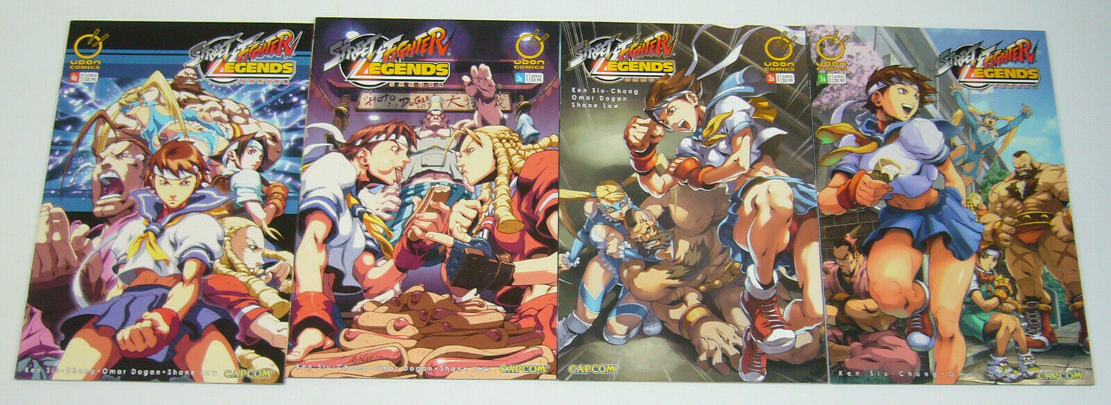 Street Fighter Legends: Sakura #1-4 VF/NM complete seres - udon comics ...