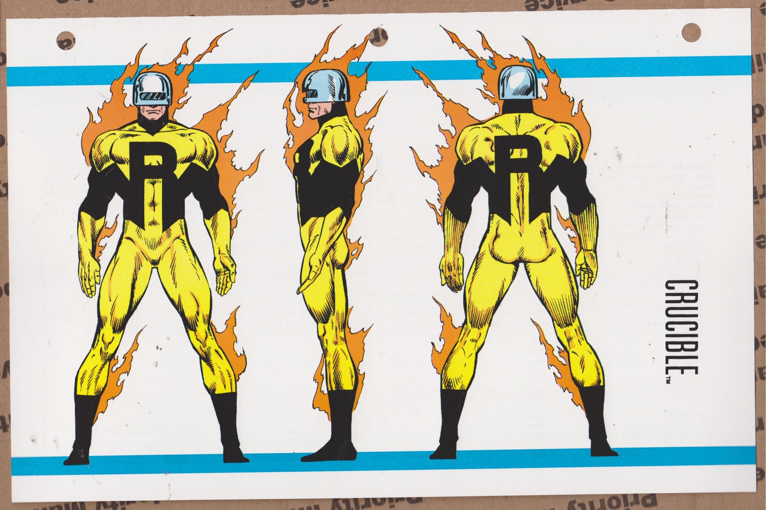 Official Handbook of the Marvel Universe Sheet- Crucible | Comic ...
