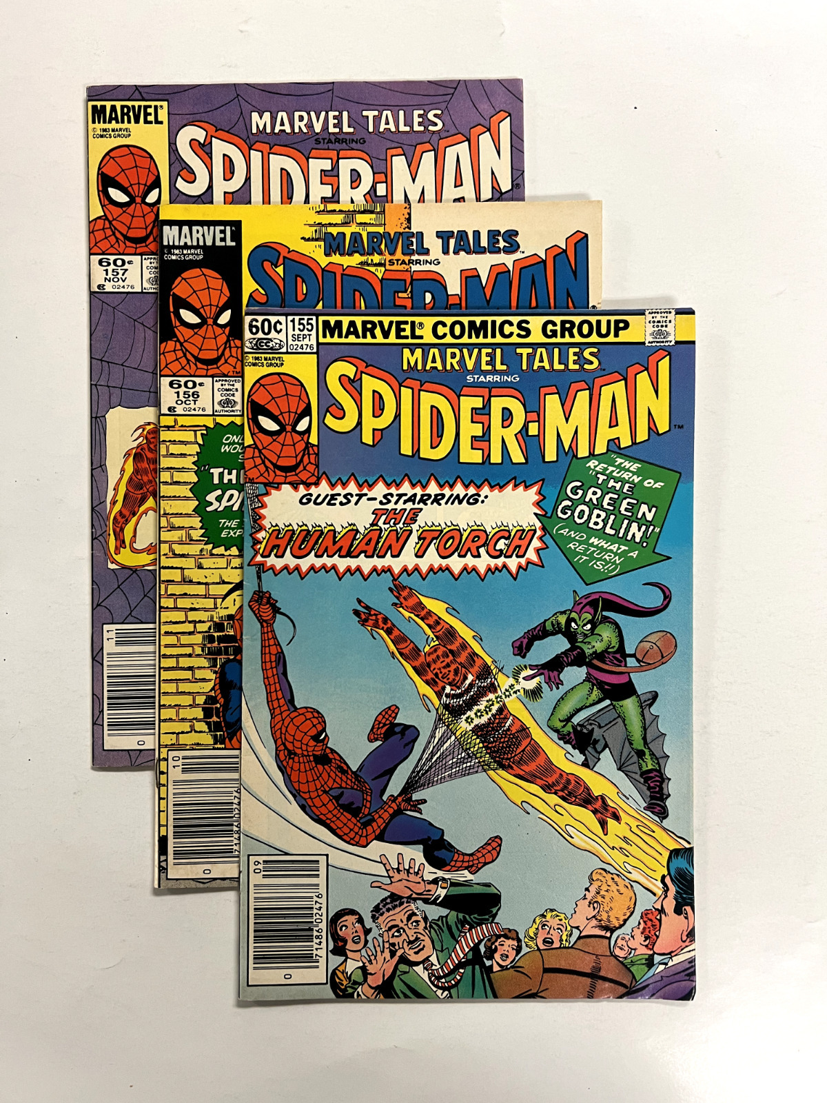 3 Marvel Tales Marvel Comic Books #155 156 157 Spiderman X-Men Thor 56 JS3 | Comic Books ...