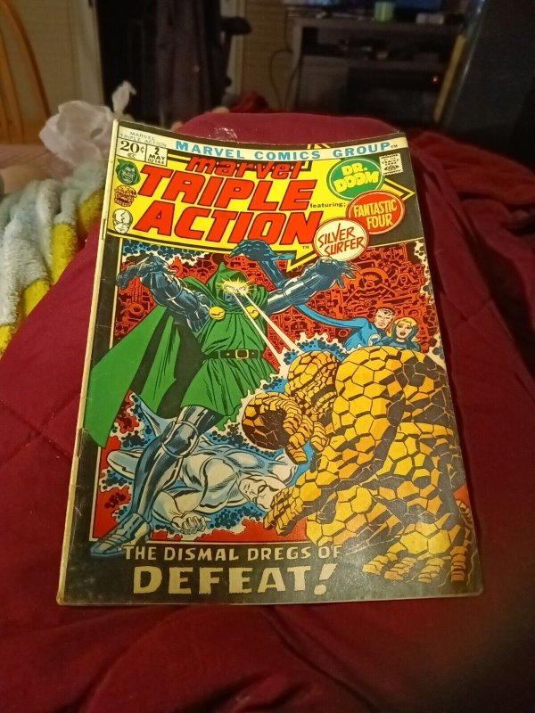 Marvel Triple Action #2 Fantastic Four Doctor Doom May 1972 Silver ...