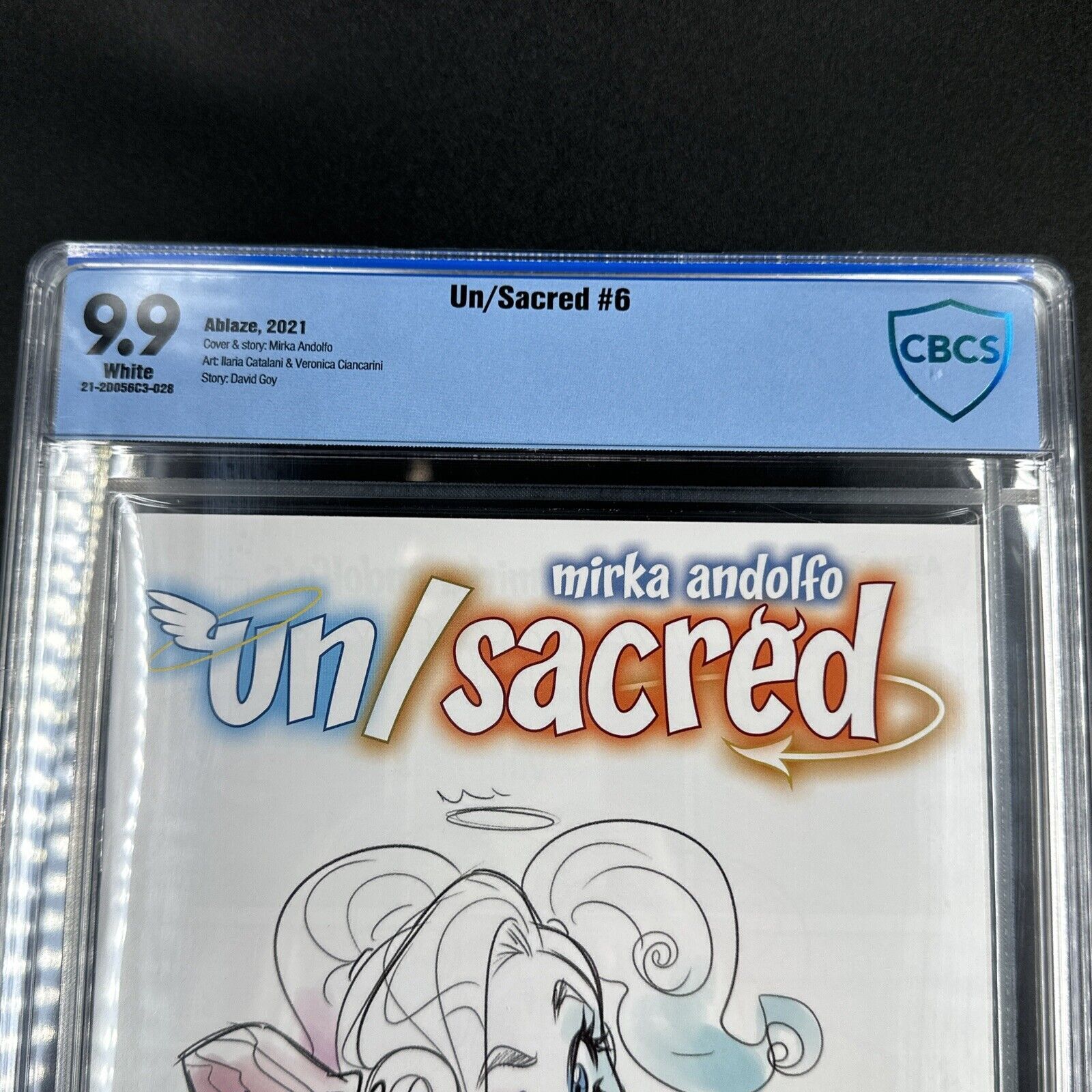 UN/SACRED #6 CBCS 9.9 MIRKA ANDOLFO ABLAZE 2021 Harley Quinn Only 1 ...