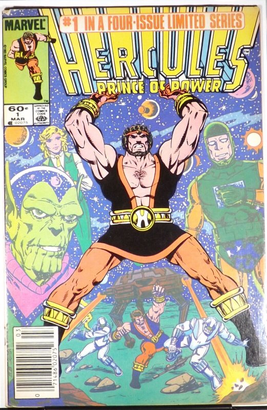 HERCULES #1 Vol. 1 1982 NM- 1st Solo Herc Series + Bonus Thor Love and ...