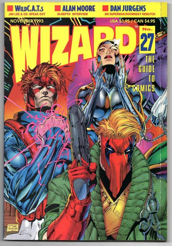 Wizard Magazine #27 VINTAGE 1993 Wild Cats Jim Lee | Comic Books ...