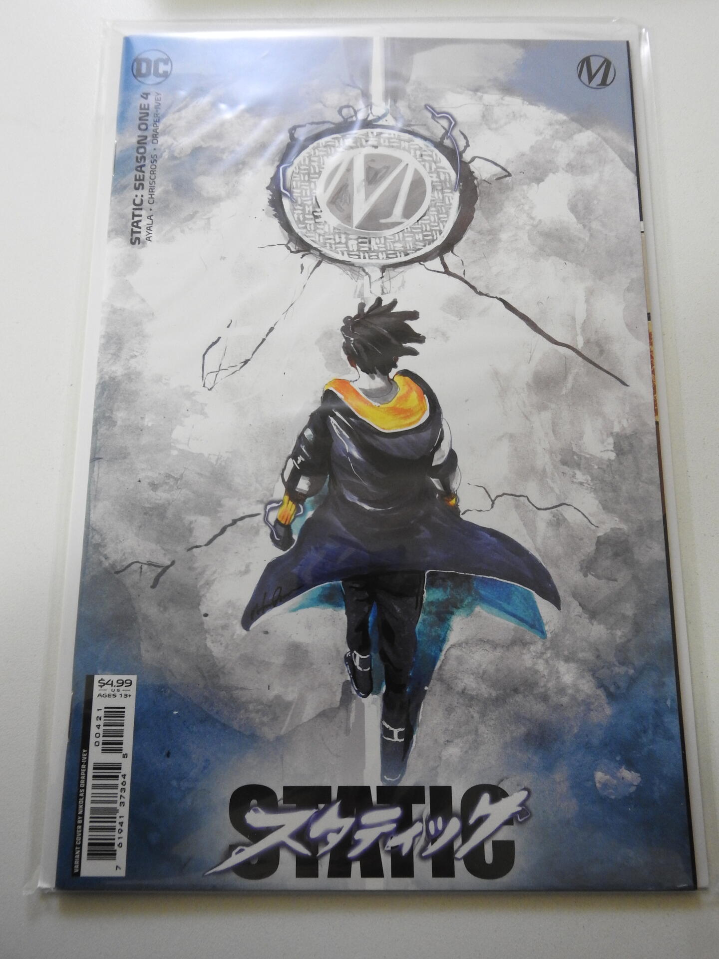 Static: Season One #4 Nikolas Draper-Ivey Cardstock Variant Cover (2021 ...