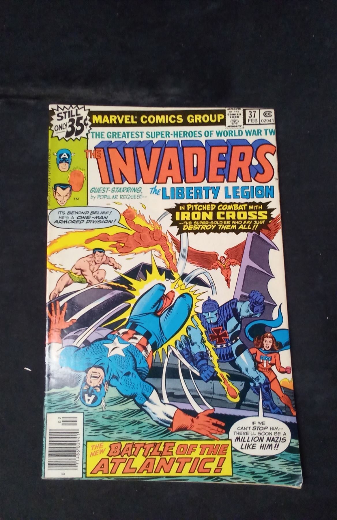 Invaders #37 Marvel Comics Comic Book | Comic Books - Modern Age ...
