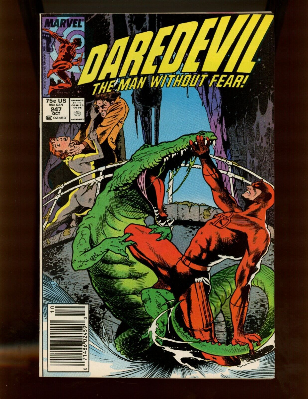 (1987) Daredevil #247 - "THE BACKWARDS MAN" (9.2 OB) | Comic Books ...