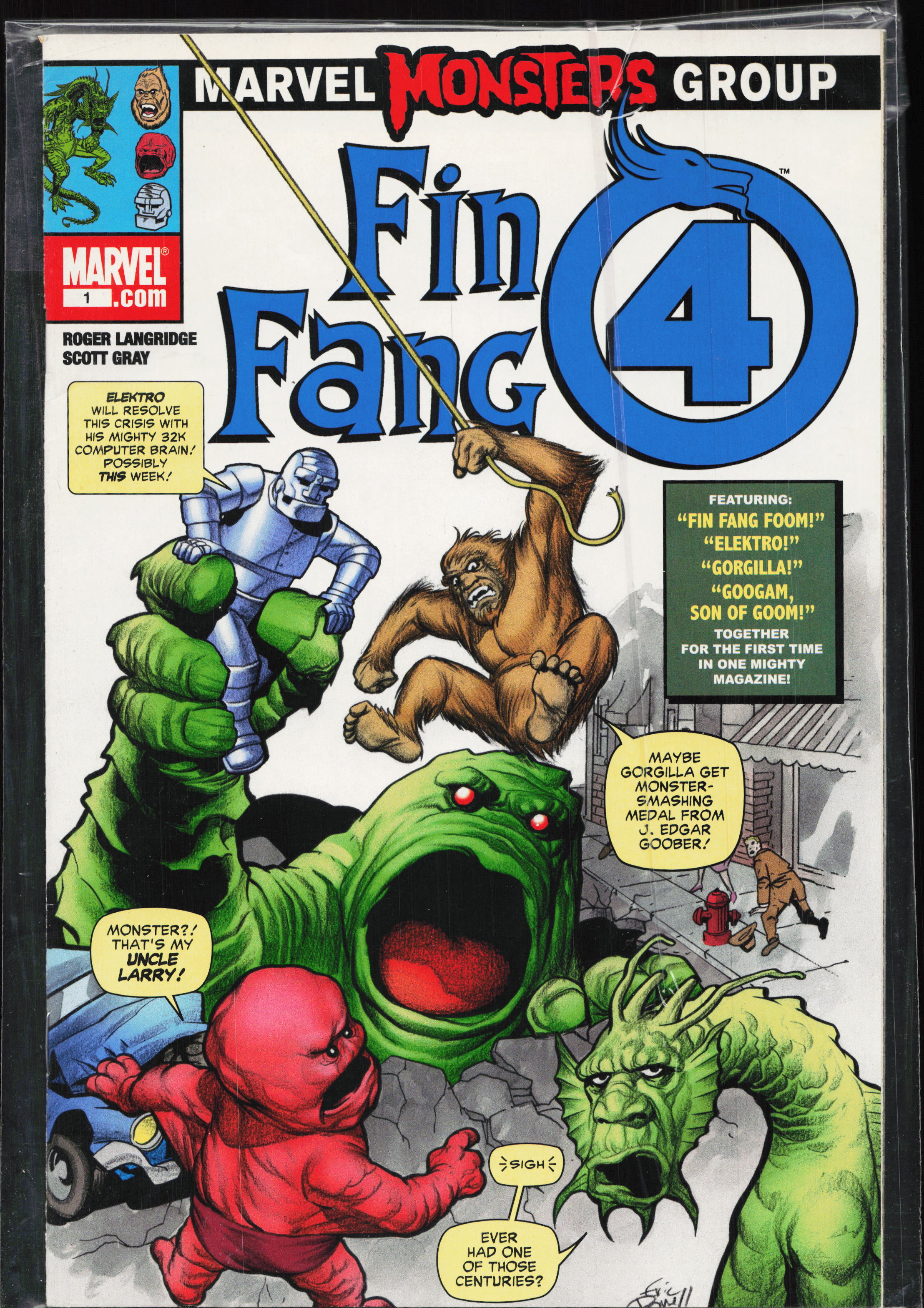 Marvel Monsters: Fin Fang 4 (2005) Fin Fang Foom | Comic Books - Modern ...